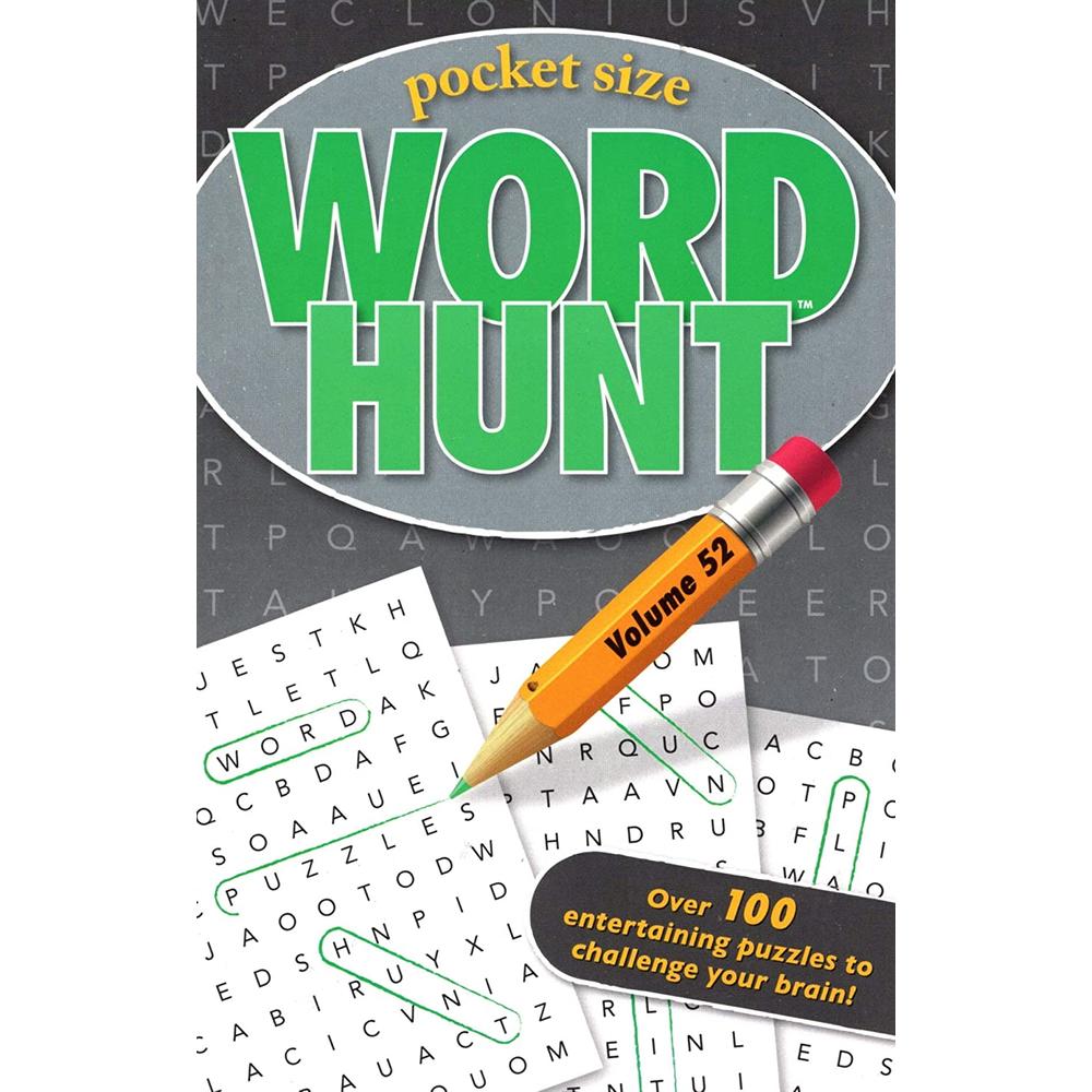 Papp Word Hunt - All New Puzzles - (Pocket Size) - Vol. 49-52 (Set of 4 ...