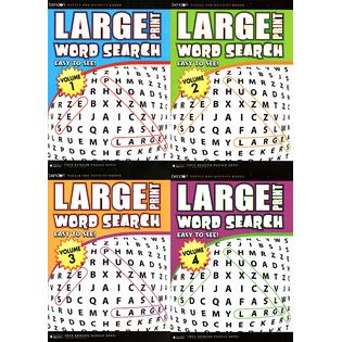 Bendon Bendon Large Print Word Search - Easy to See! - (2020) - Vol.1-4 ...