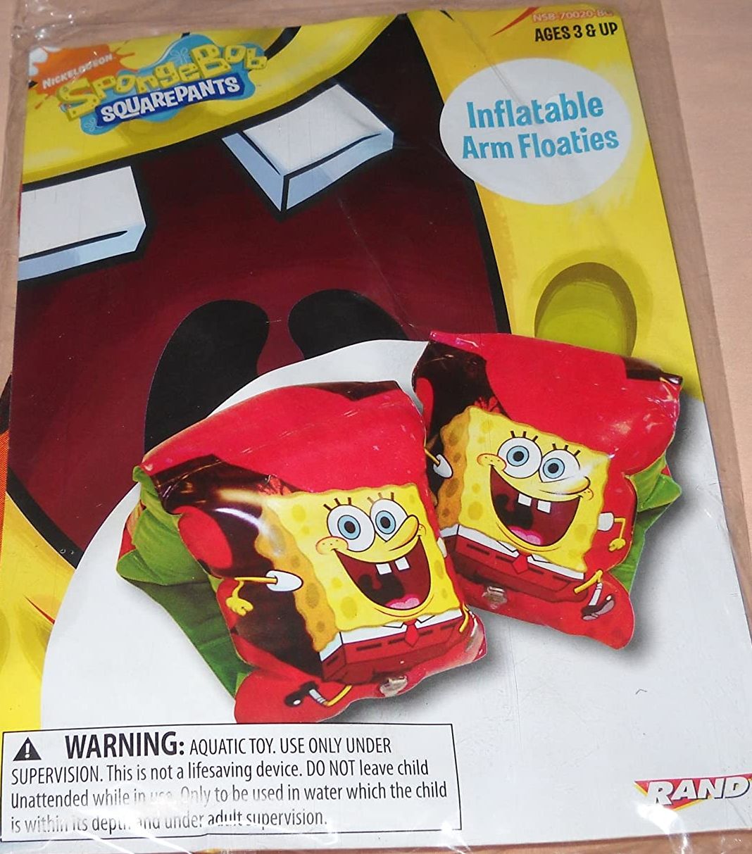 Nickelodeon Nick Jr. Spongebob Squarepants Inflatable Arm Floats