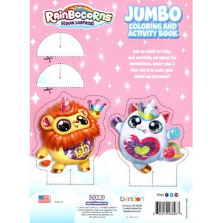 Zuru RainBocorns Sequin Surprise - Jumbo Coloring & Activity Book