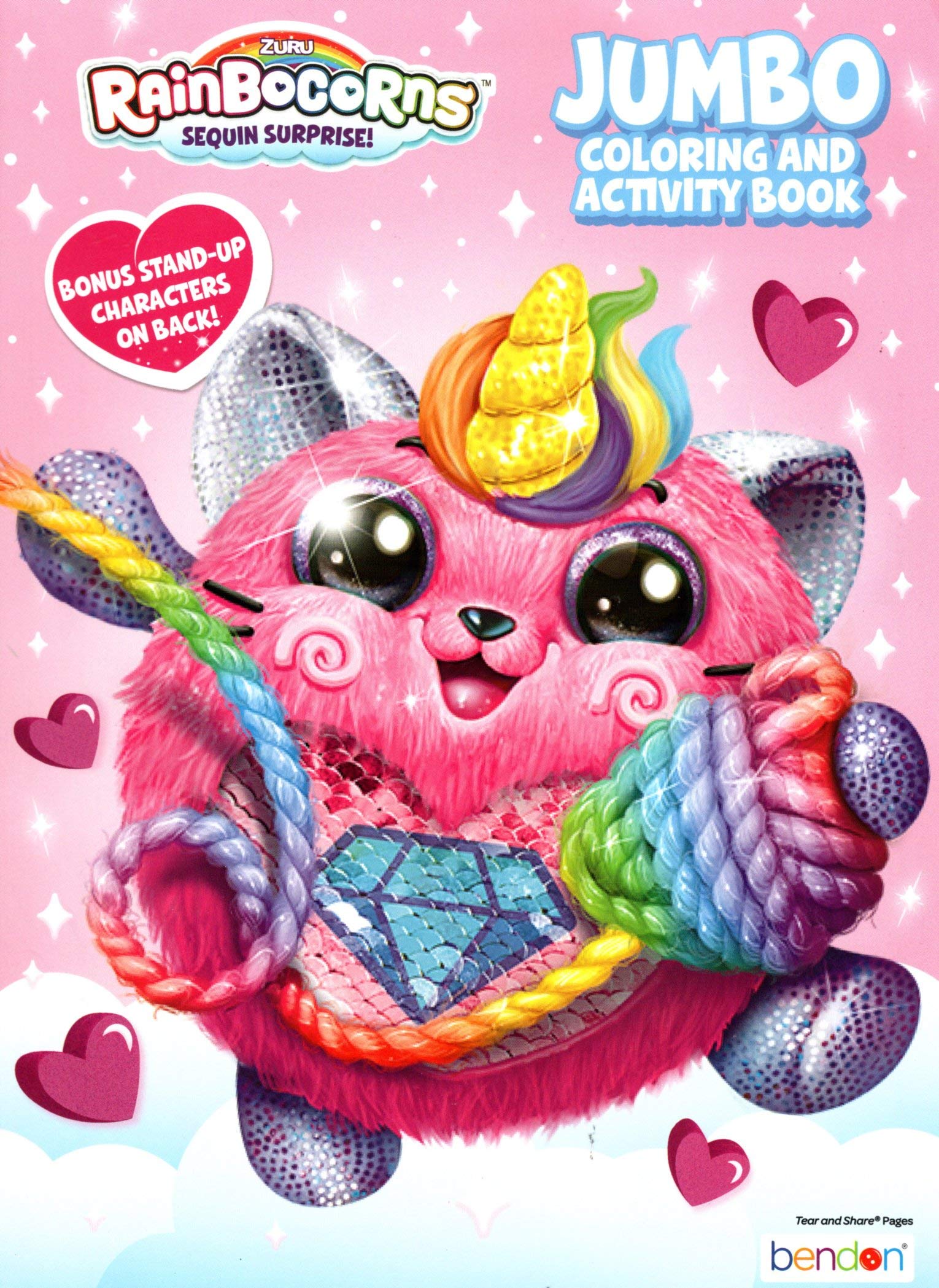 Zuru RainBocorns Sequin Surprise - Jumbo Coloring & Activity Book