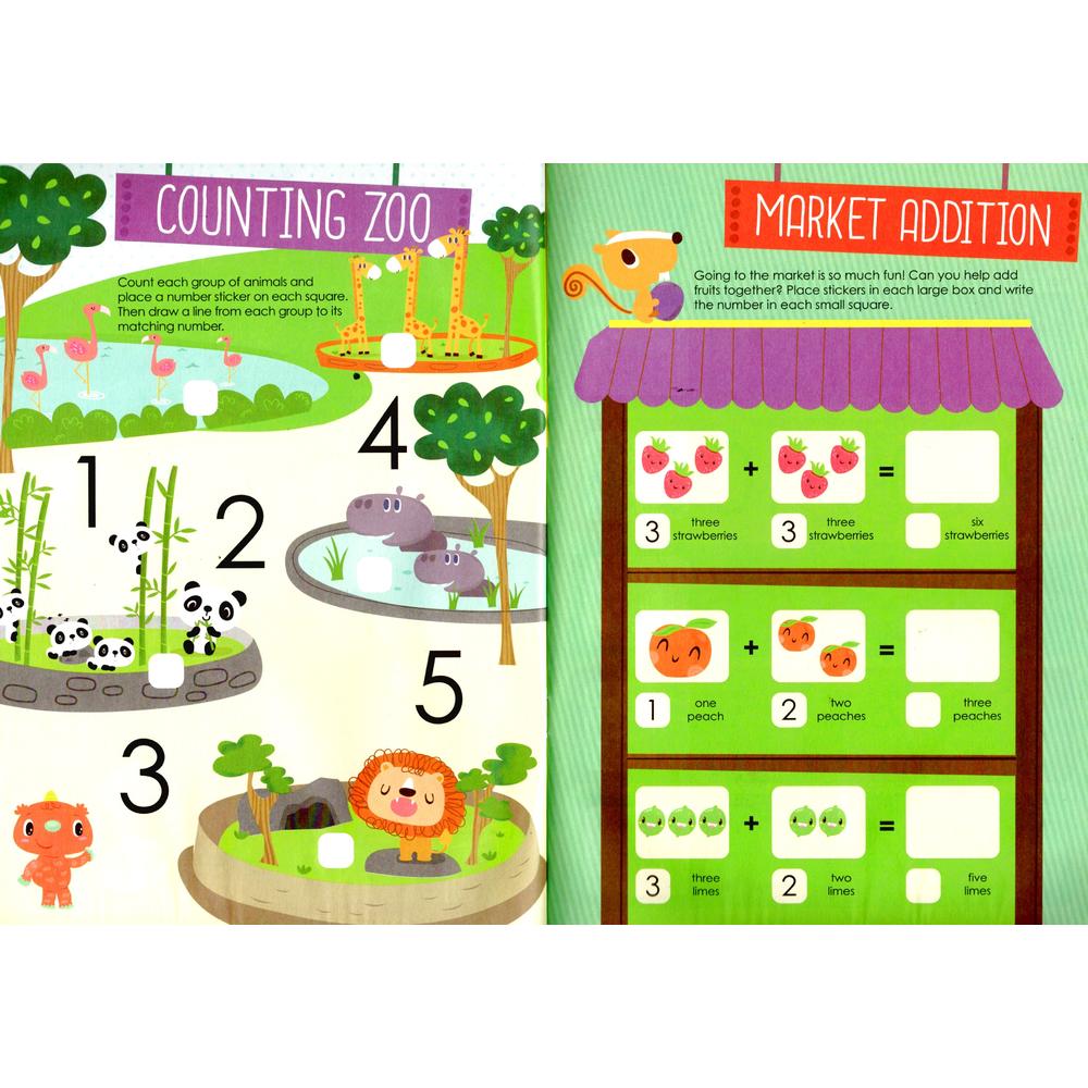 The Clever Factory Colors, Letters, Numbers, Shapes - Learning Sticker ...