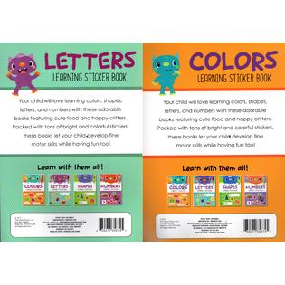 The Clever Factory Colors, Letters, Numbers, Shapes - Learning Sticker ...
