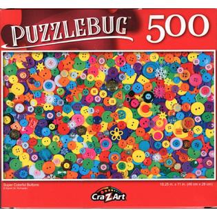 Puzzlebug Super Colorful Buttons - 500 Pieces Jigsaw Puzzle