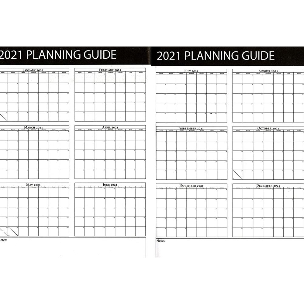 Jot 2021 Planner Calendar - with 100 Reminder Stickers - Edition #1
