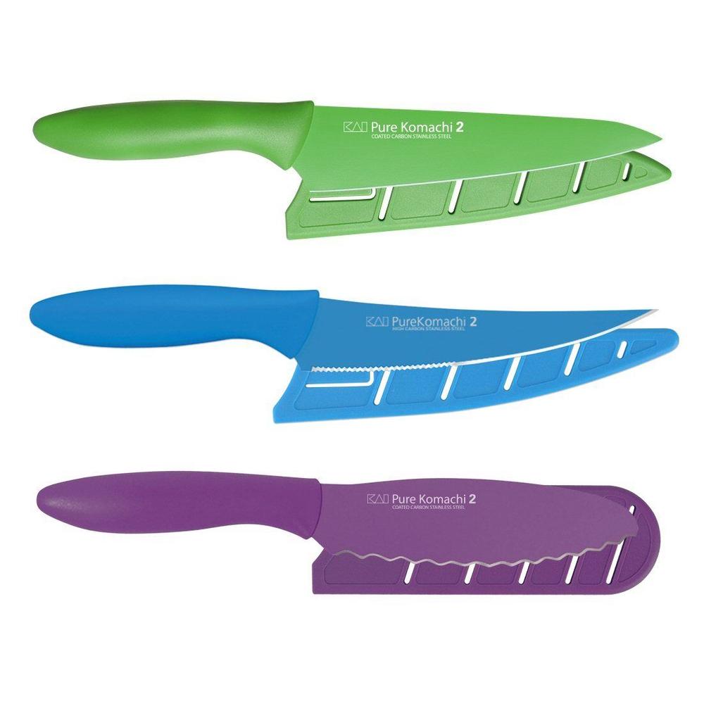 PURE KOMACHI 2 Kai Pure Komachi 2 3pc Utility Knife Set - 6" Utility, 6 ...