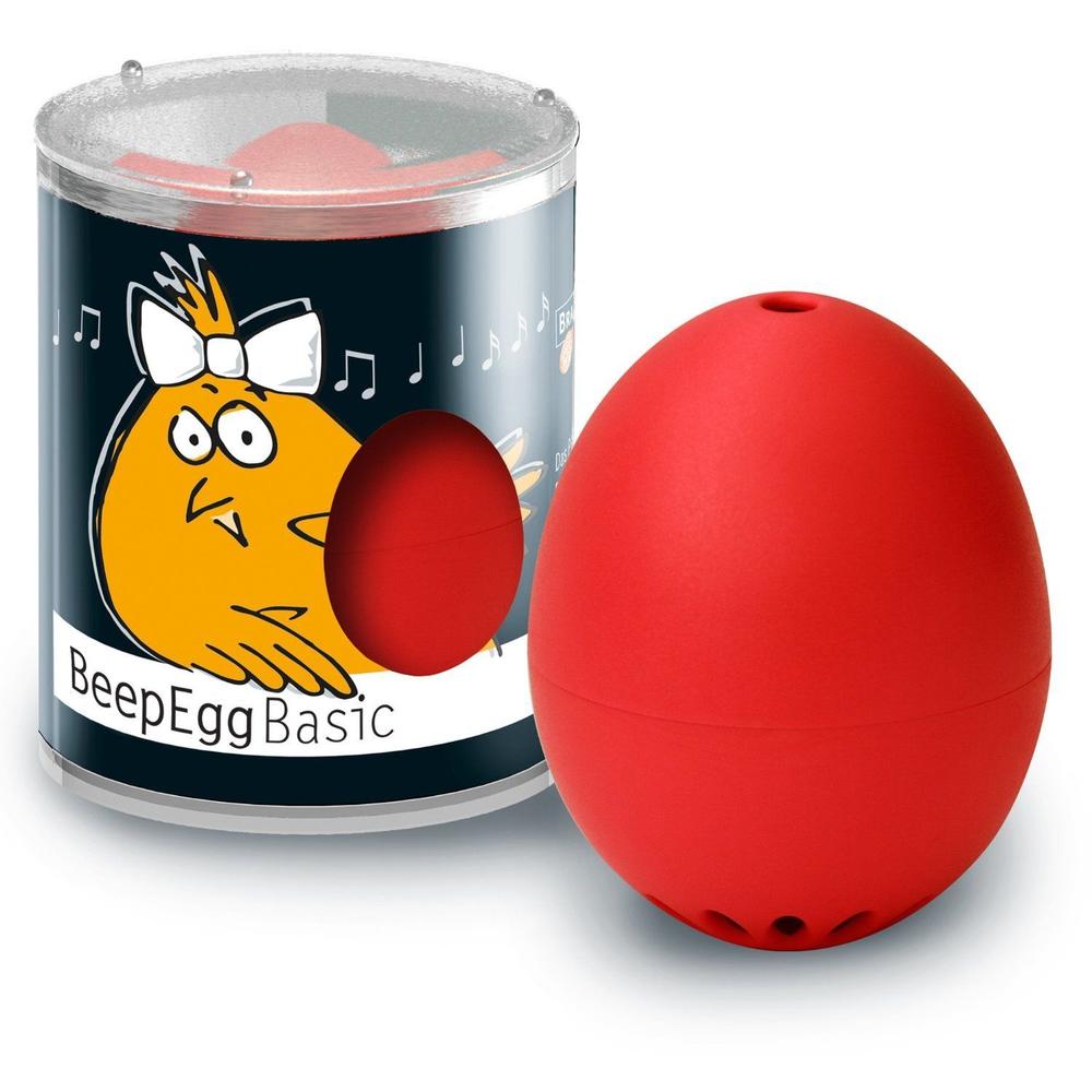 BrainStream BeepEgg Musical / Singing Floating Egg Timer - Red