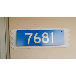 MG2 Signs R911BV4 911 Blue Reflective Address Sign Vertical Plate 4 ...