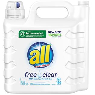 All all Liquid Laundry Detergent with Stainlifters, Free of Perfumes ...
