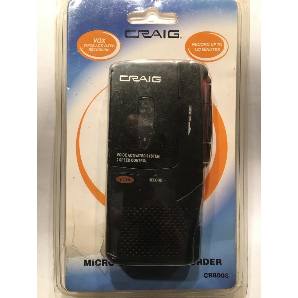 Craig Electronics Craig Micro Cassette Voice Recorder with LED ...