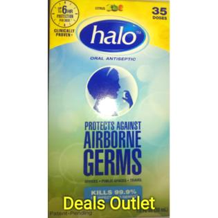 Halo Germ Defence Halo Oral Antiseptic Citrus 35 Doses 1 oz.