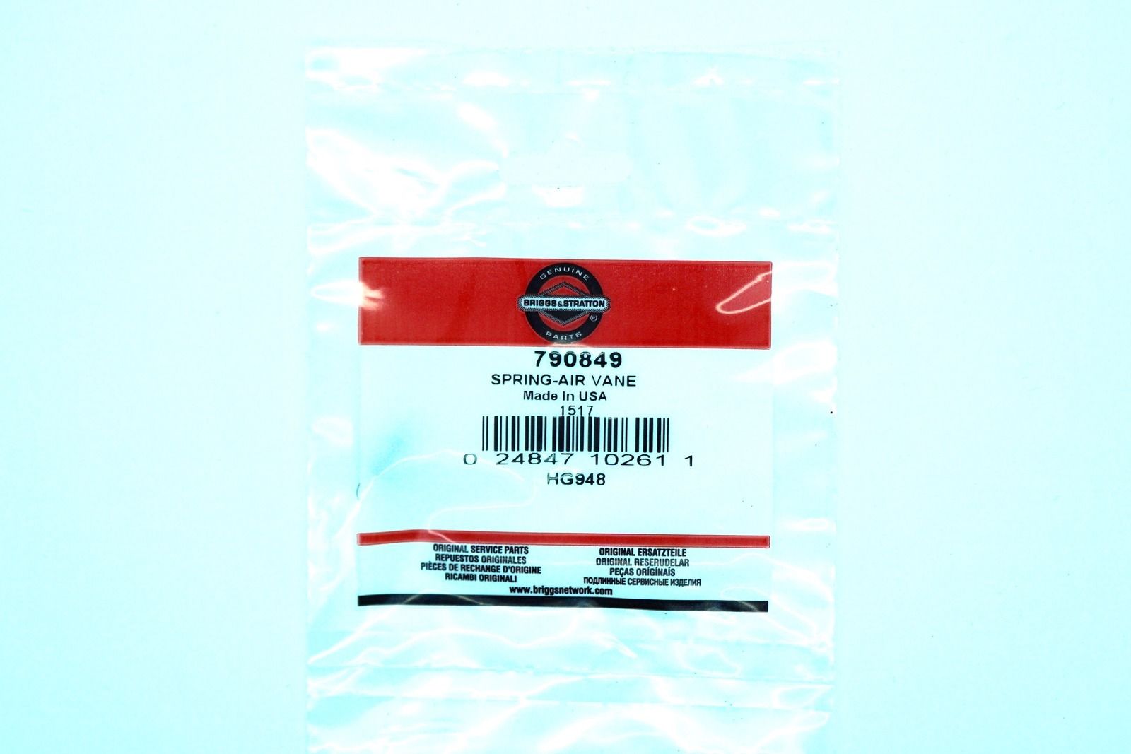 Briggs & Stratton GENUINE OEM BRIGGS & STRATTON PART # 790849 AIR VANE ...