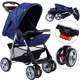 Safeplus Foldable Baby Kids Travel Stroller Newborn Infant Buggy ...