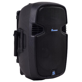Suono EP22907 Portable 15" 1000W Rechargable Battery Powered Speaker DJ ...