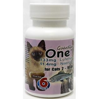 Guardian One Flea Monthly Prevention Gel Capsules For Cats 2-10 Lbs 6ct