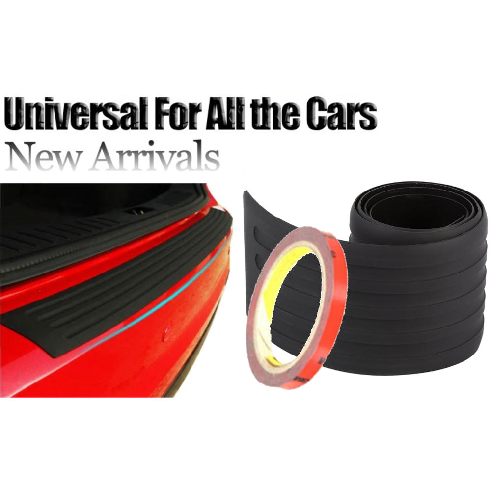 EJ's SUPER CAR Bumper Protector Guard Universal Black Rubber Scratch ...