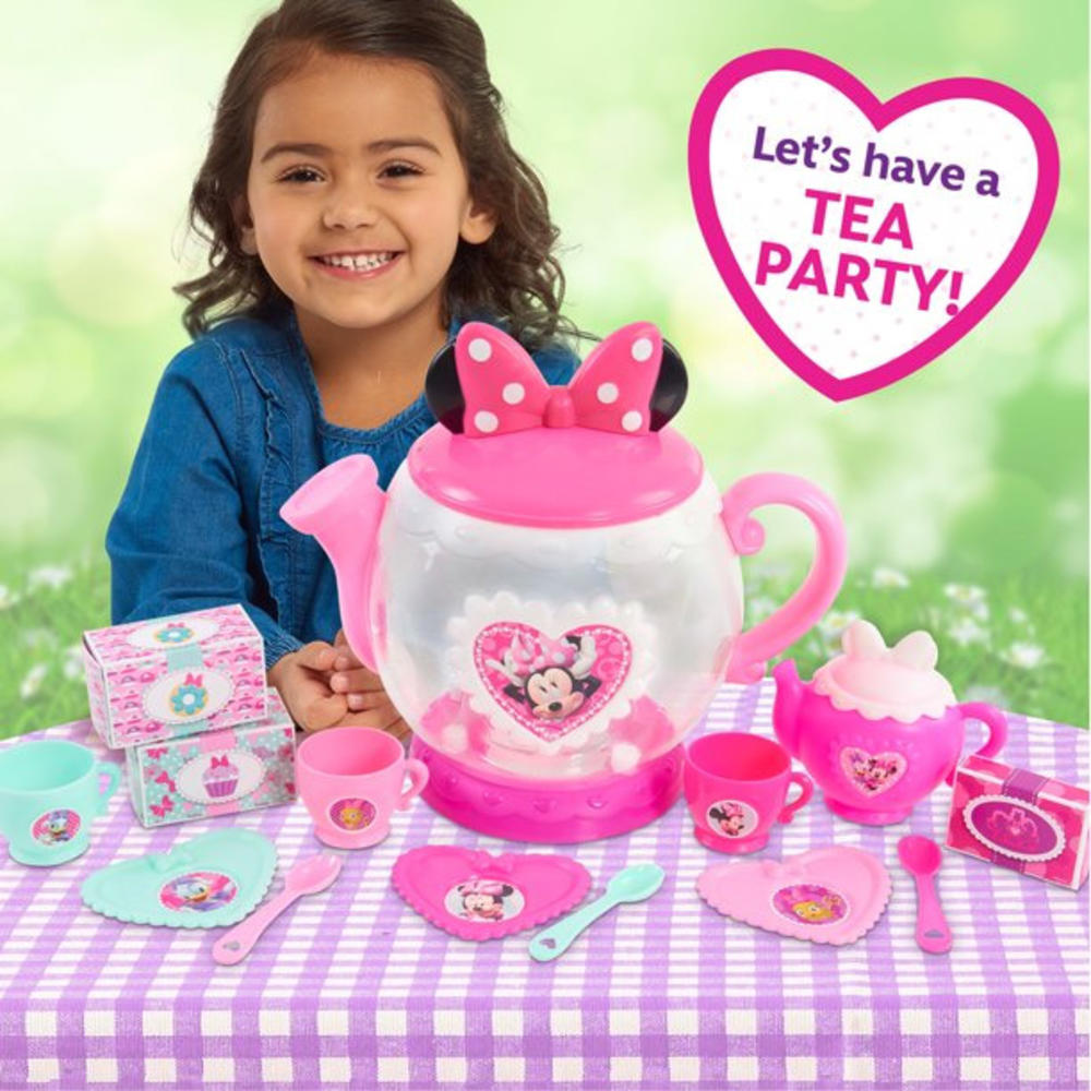 Minnie Mouse Just Play Minnie Mouse Terrific Teapot Set, Kids Toys for ...