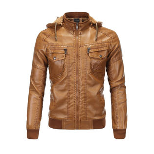 winter jacket men leather