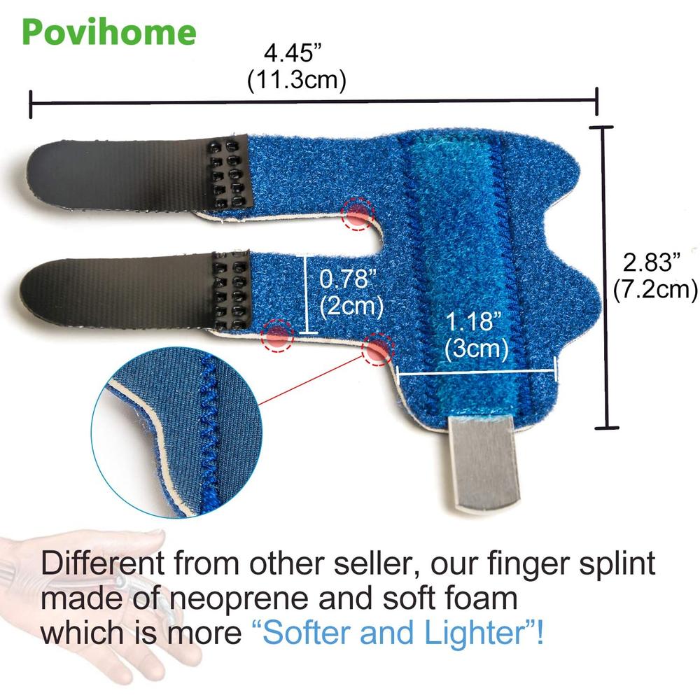 povihome Finger Splints, Trigger Finger Splint, Finger Brace Support ...