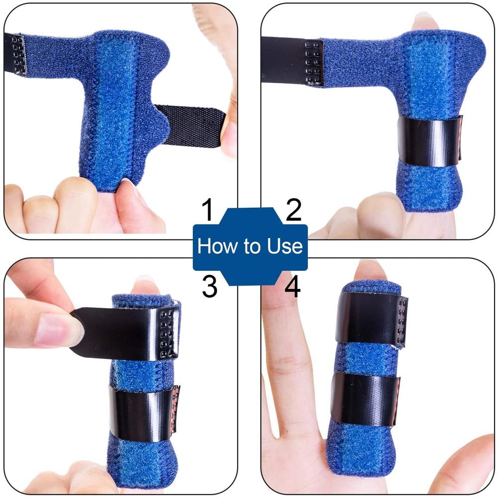 povihome Finger Splints, Trigger Finger Splint, Finger Brace Support ...