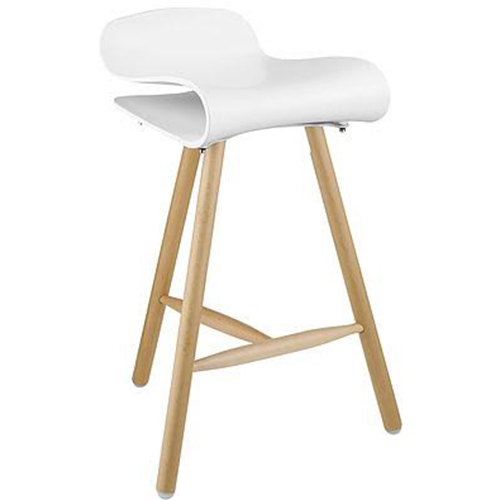 Homelala Single Modern Style Decorative Tri-Leg Chair Barstool, 26.5 ...