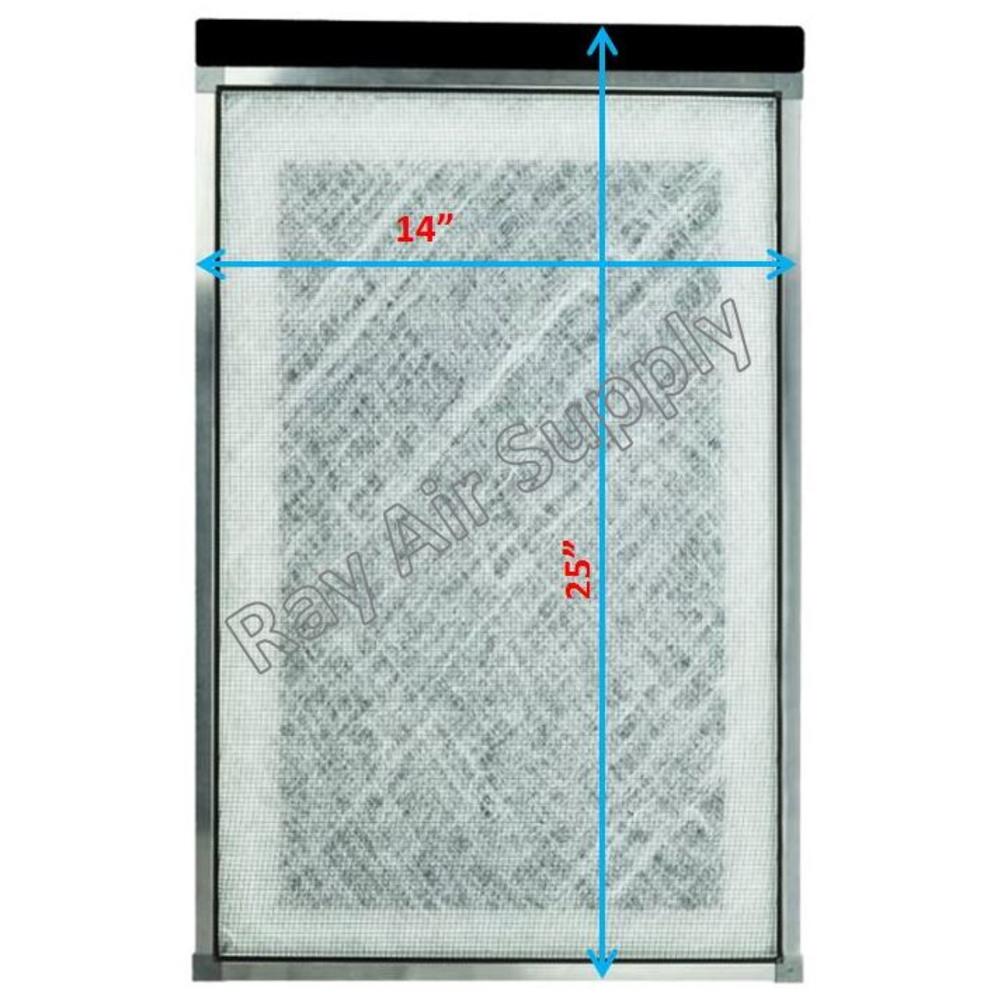 Ray Air Supply 14x25 Alpine Pure ET Air Cleaner Replacement Filter Pads ...