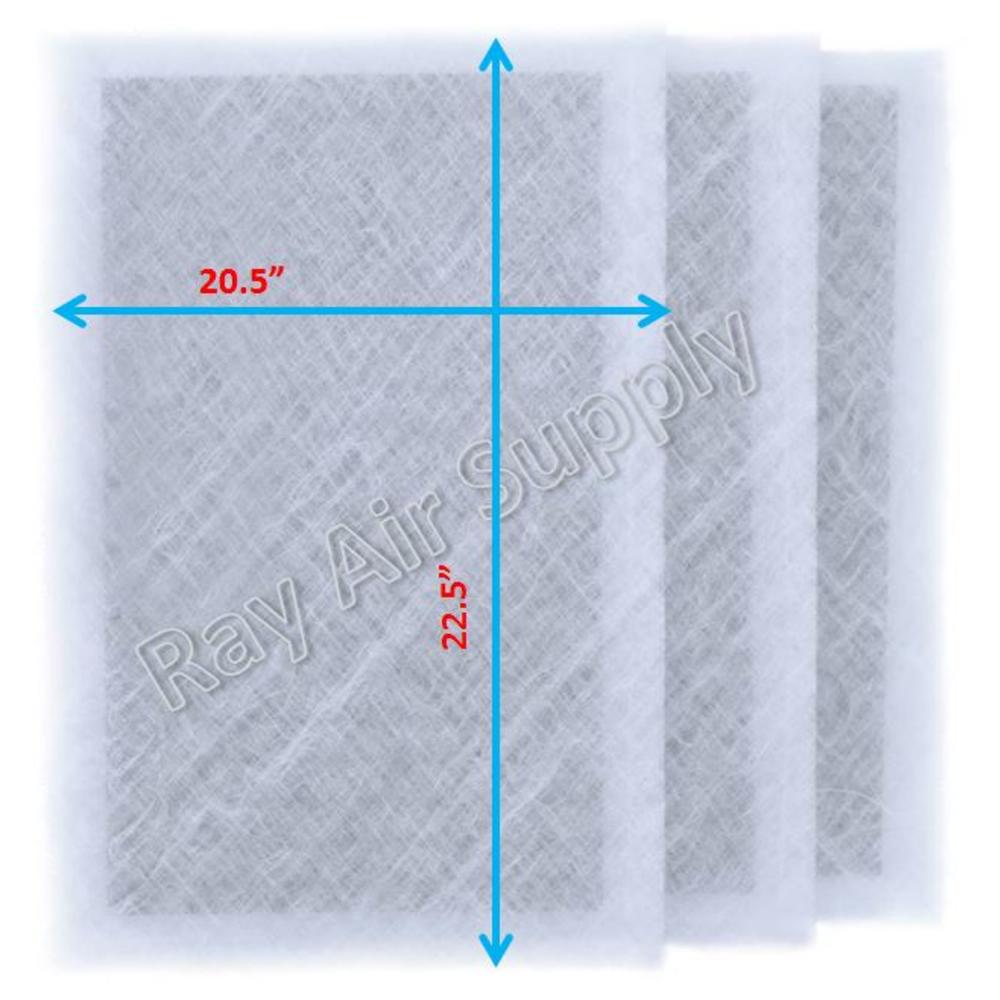 Ray Air Supply 22x25 Air Ranger Air Cleaner Replacement Filter Pads ...
