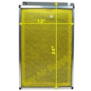 Ray Air Supply 1224PY 12x24 Pristine Air Cleaner Replacement Filter ...