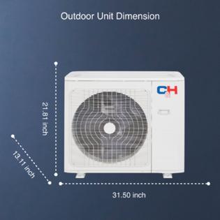 CH-12SPH-115VI/O Cooper&Hunter 12000 BTU 115V WiFi Ductless Mini Split ...