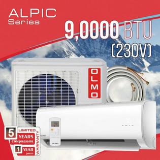 Olmo OS-EL09ALP230VIO OLMO Alpic Ductless Mini Split Air Conditioner ...