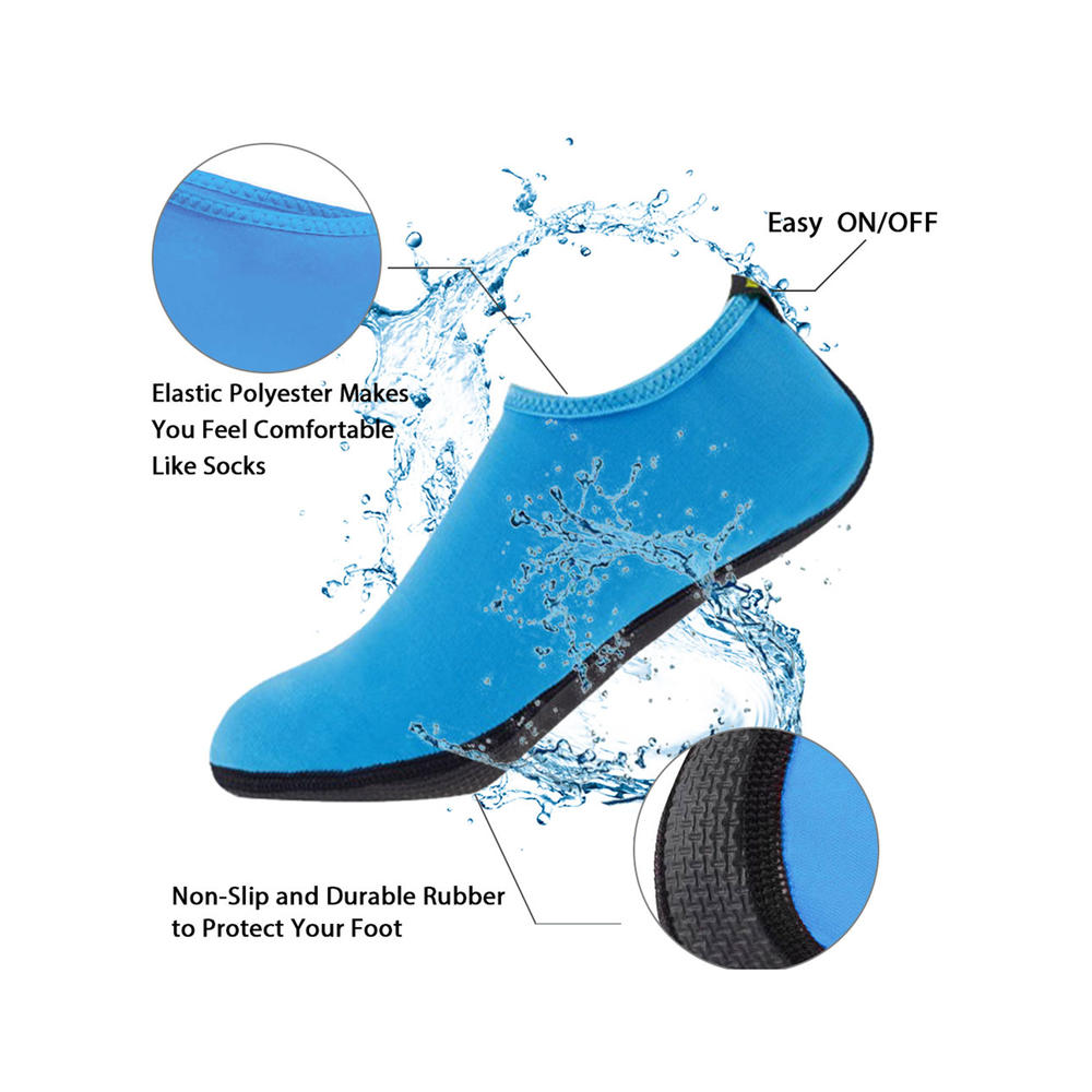 Zxzy Unisex Quick-Dry Water Shoes, Unisex Slip-On Barefoot Skin Shoes ...