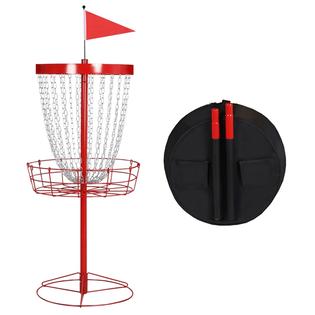 Yaheetech Pro Disc Golf Basket Target 24-Chain Portable Disc Golf ...