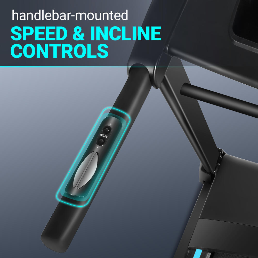 Generic Treadmill 300lb Capacity,3.25 HP 15-Level Auto Incline Electric ...