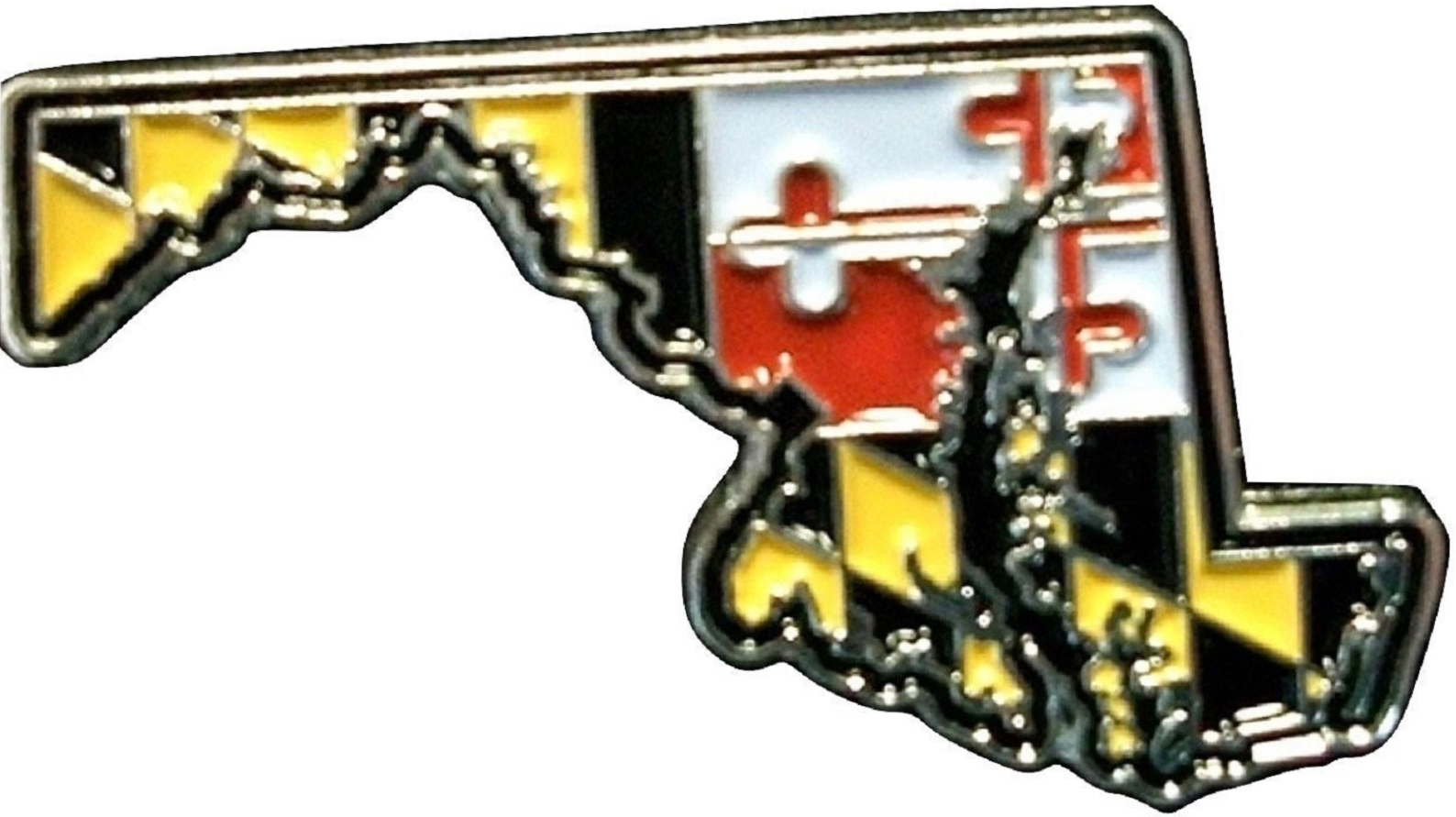 Saddle Mountain Souvenir Maryland State Outline with Flag Design Hat ...