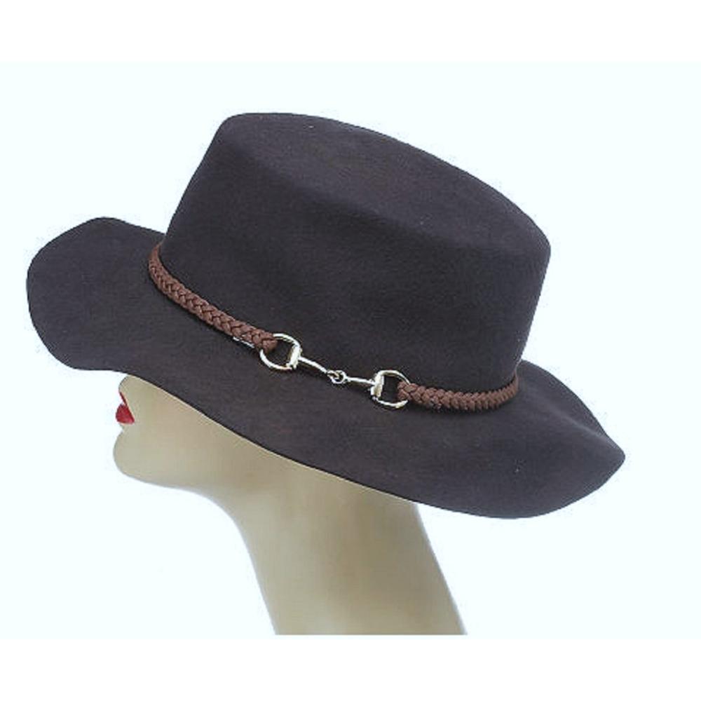 COLLECTION 18 Collection XIIX Wool Gaucho Hat with Braided Trim and Link