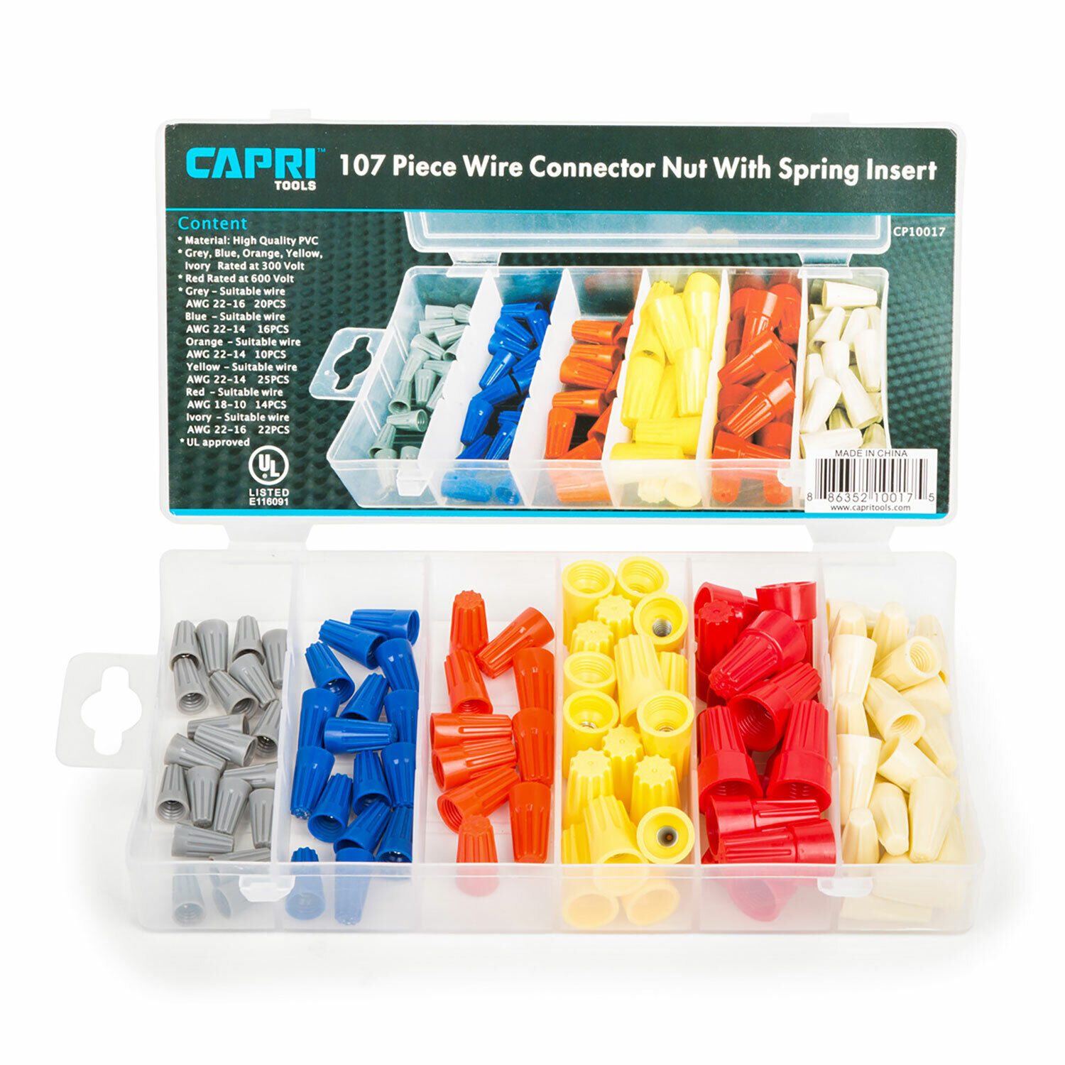 Wire Connectors 480-Piece Electrical Terminal Assortment Set