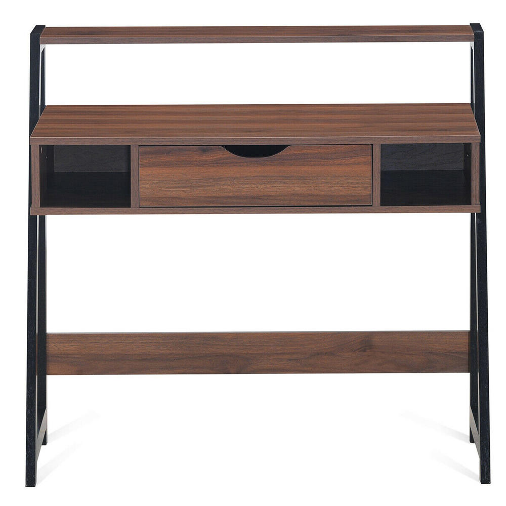 Gymax Computer Desk Laptop Office Table Writing Workstation w/ Drawer ...