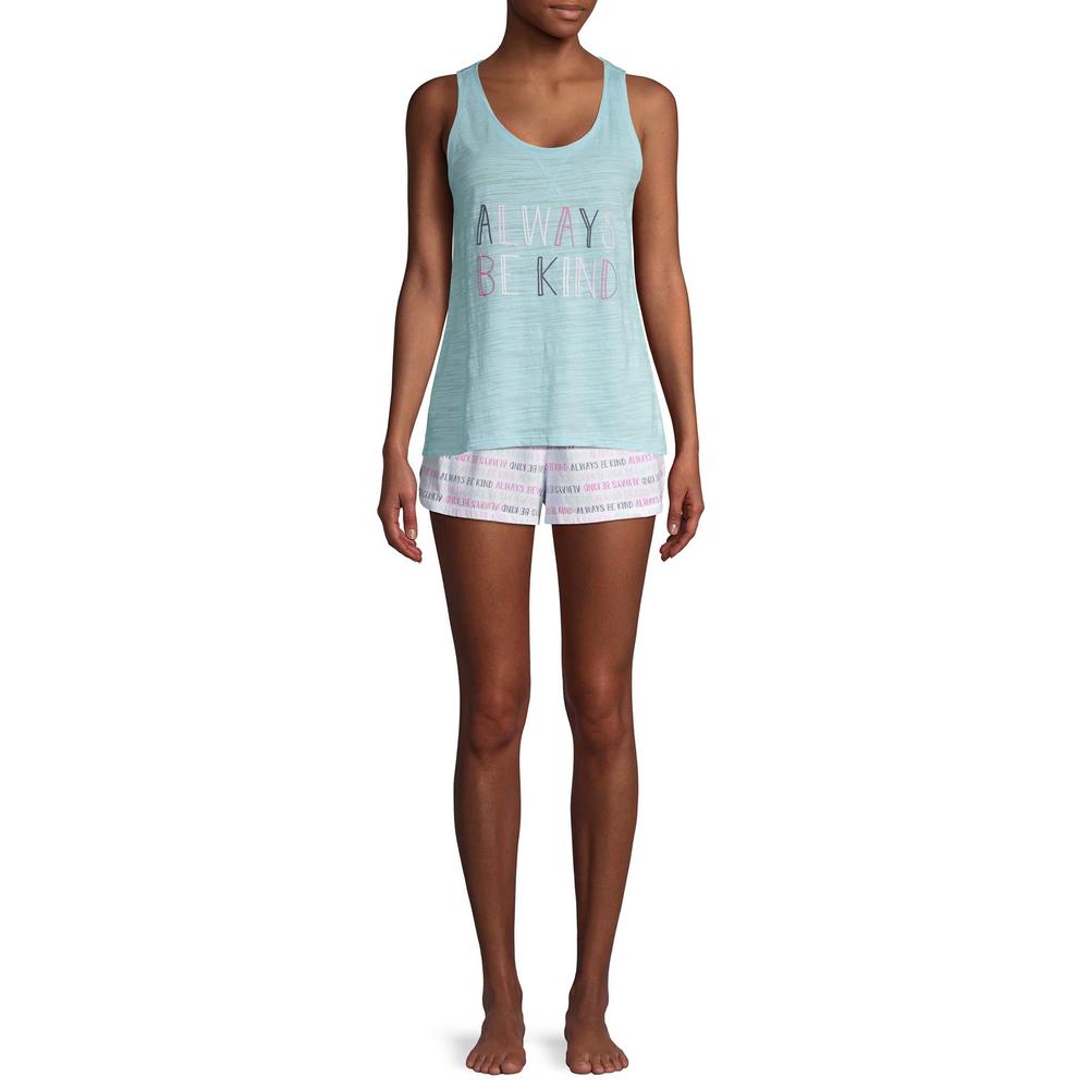 Secret Treasures Women's Sleep Tank Top, Pastel Turquoise, 2X (18W-20W)