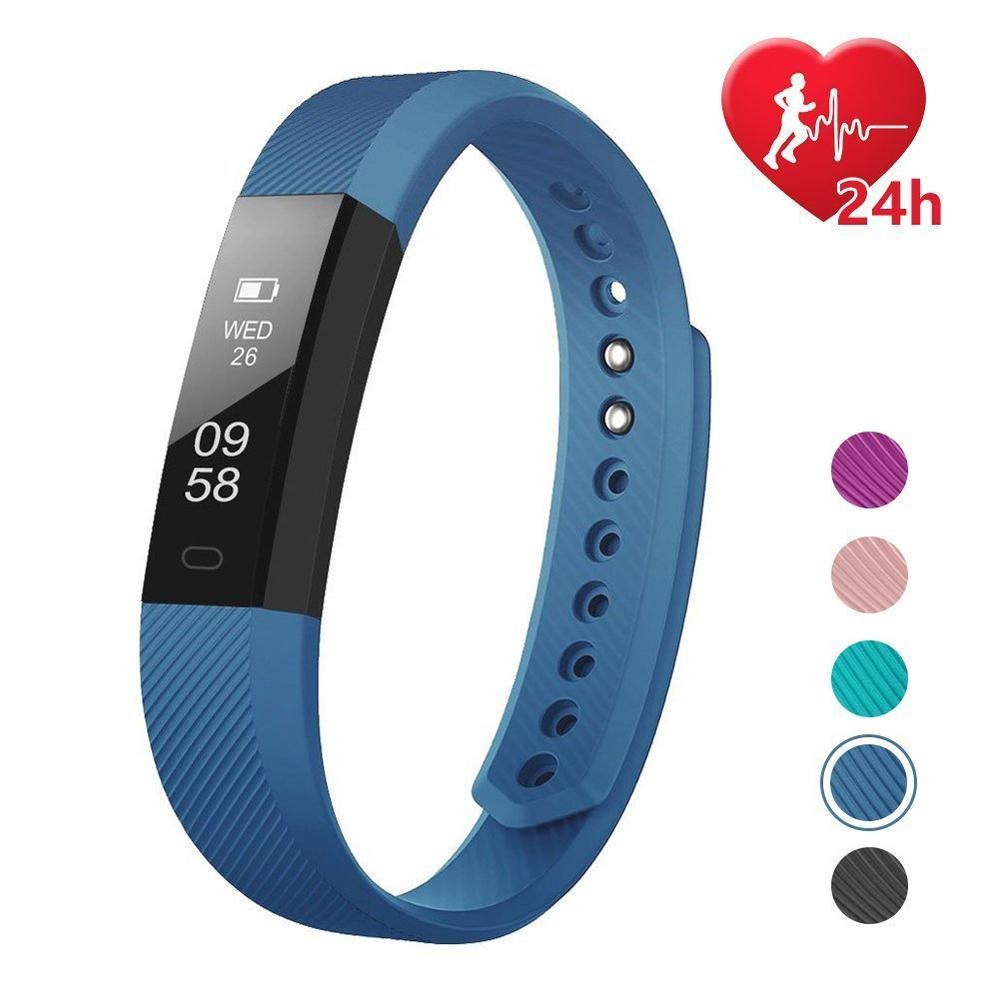 LETSCOM Fitness Tracker HR, Activity Tracker with Step Counter and ...