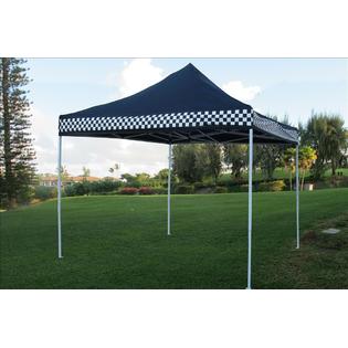 Delta canopy E10BLKCHKR 10x10 E Model Black Checker - Pop up 4 Wall ...