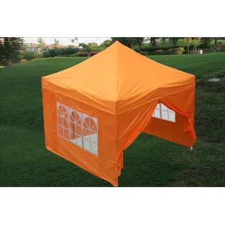 Delta canopy E10ONG 10x10 E Model Orange - Pop up 4 Wall Canopy Party ...