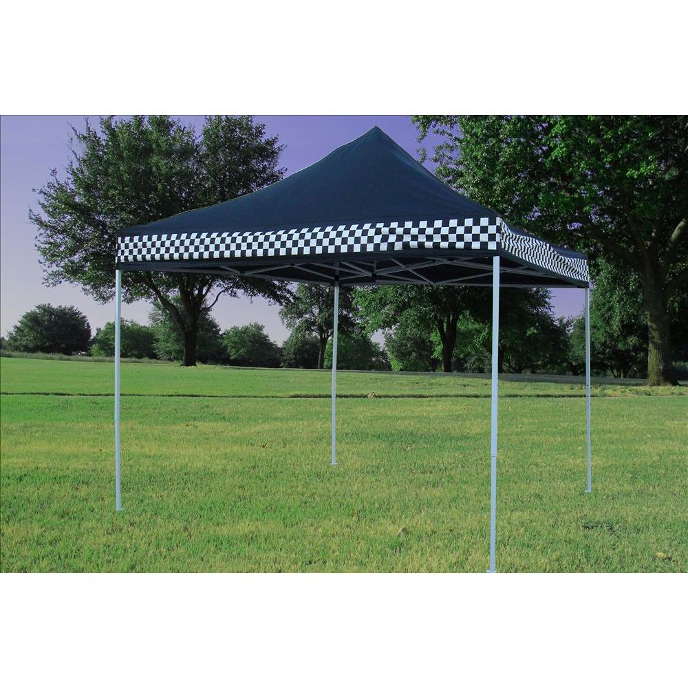 Delta canopy 10x10 F Model Black Checker - Pop up Canopy Party Tent ...