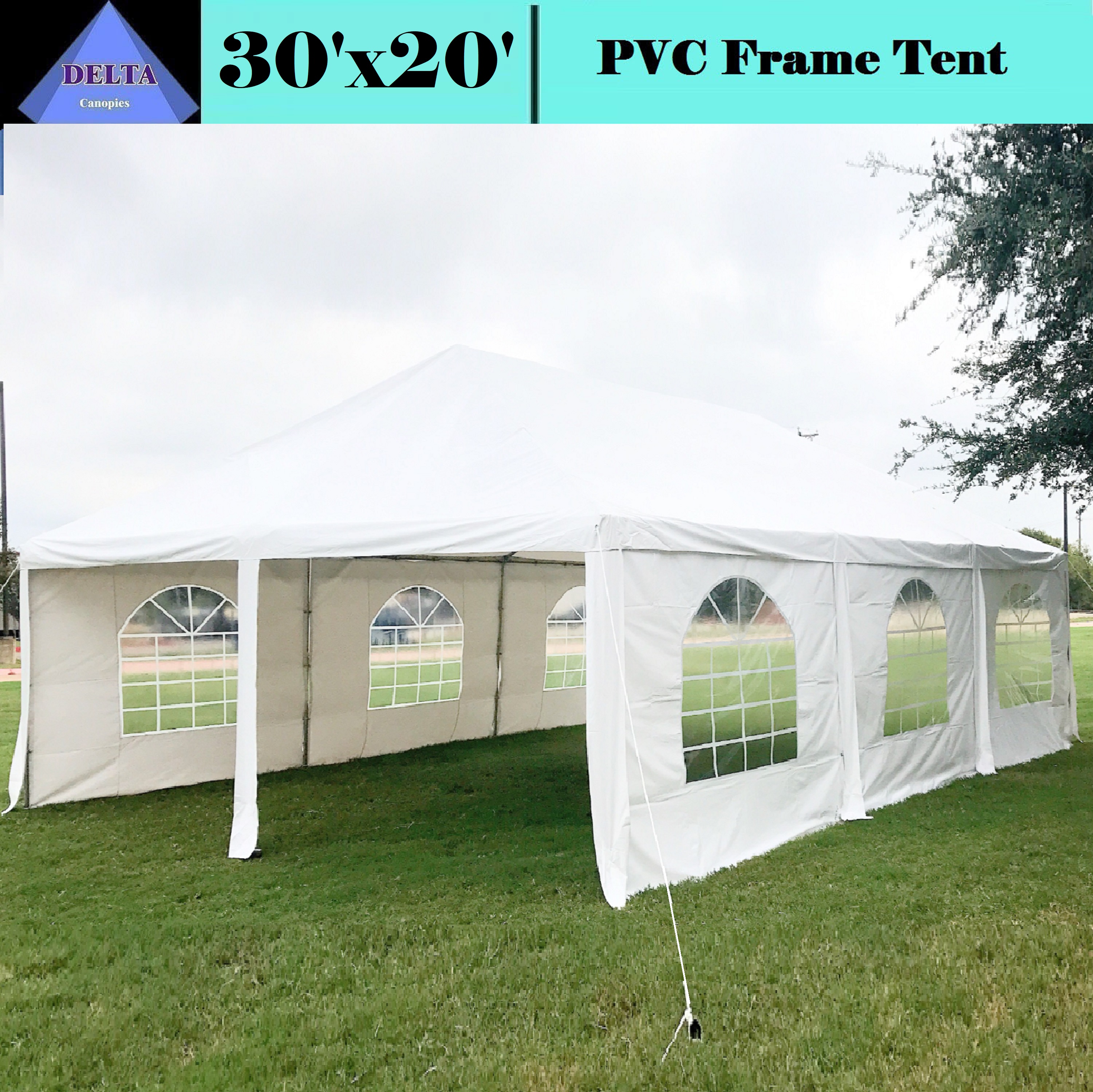 Delta canopy PE-FRAME_3020 30'x20' PE Frame Tent - Heavy Duty Wedding ...