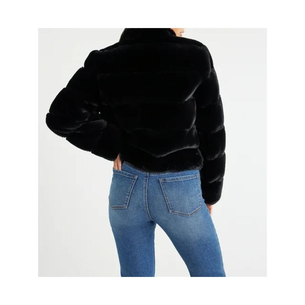 Sofia Jeans by Sofia Vergara Women's Faux Fur Chubby Winter Jacket