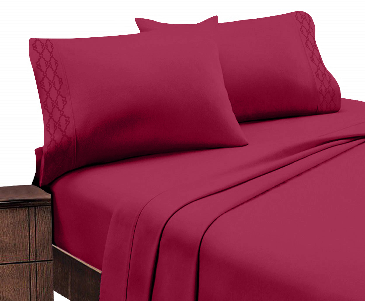 red bed sheets kmart
