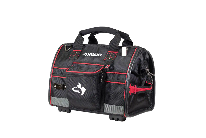 Husky 16 in. Large Mouth Tool Bag with Tool Wall husky # 67126-02 ...