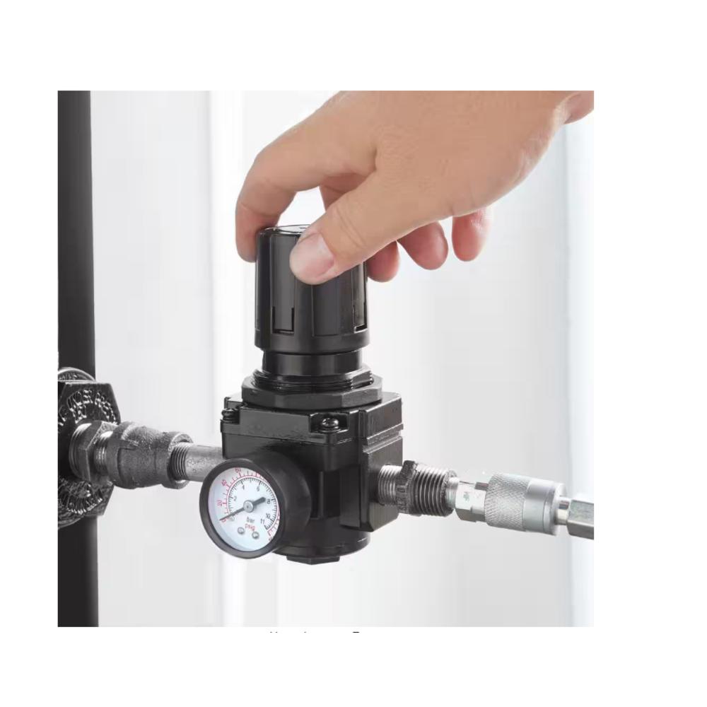 Husky 3/8 in. High Performance Air Regulator Husky # HDA72200 # 1003211355
