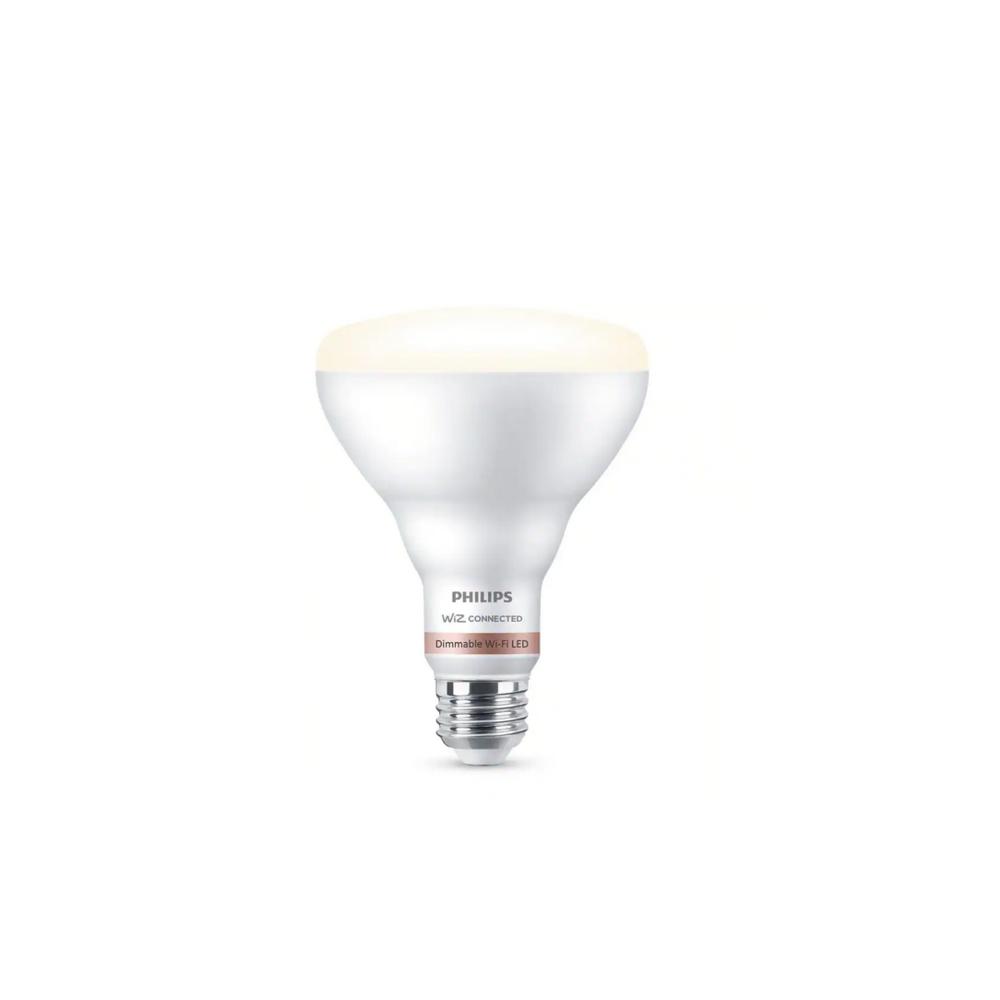 Philips 65-Watt Equivalent BR30 LED Smart Wi-Fi Daylight (5000K) Light ...