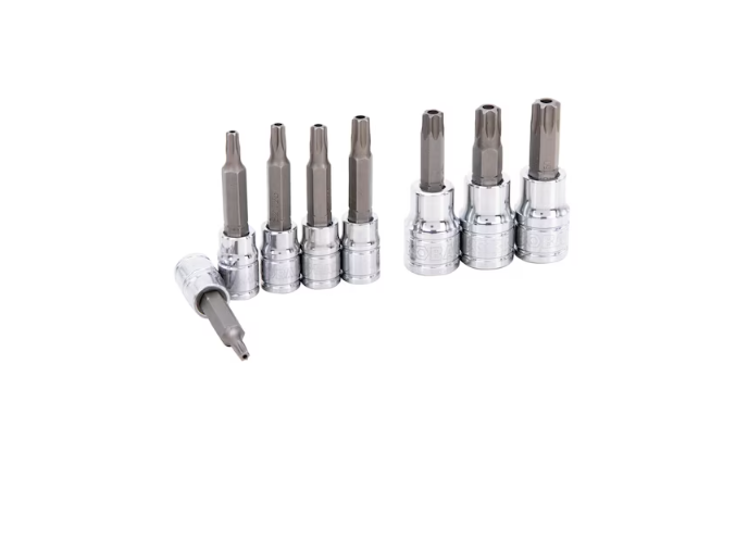 Kobalt 8-Piece 1/4-in; 3/8-in Drive Set Tamper-proof Torx Bit Driver Socket Set kobalt #81723 ...