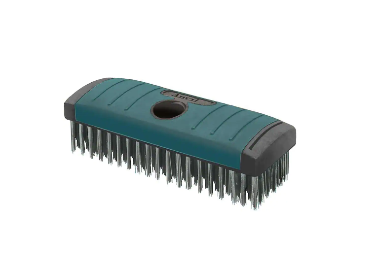 Anvil 2.5 in. x 7 in. Carbon Steel Bristles Block Wire Brush 6 x 19 ...